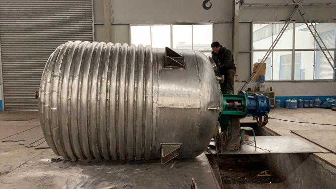 1000L PTFE Lined Electric Heating Jacket Reactor for Continuous Stirred ...