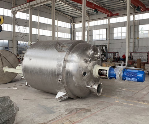 1000L PTFE Lined Electric Heating Jacket Reactor for Continuous Stirred ...
