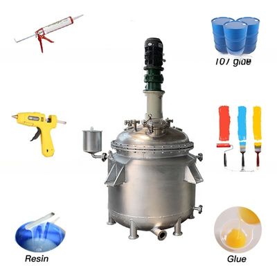 500l 1000l Stainless Steel Mixing Tank Batch Polymerization Chemical ...