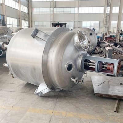 500L/1000L Stainless Steel Jacketed Reactor With Cooling Jacket And ...